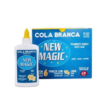 Cola Branca Líquida Para Uso Geral 90g Bisnaga Escolar - New Magic ...