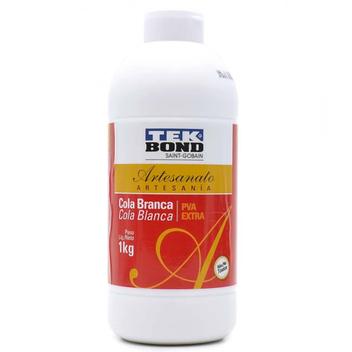 Cola Branca PVA Extra 1kg - Tekbond - Cola Branca - Magazine Luiza