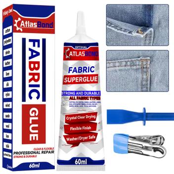 Cola de tecido ATLASBOND Strong Permanente Lavável 60mL - Armarinhos ...