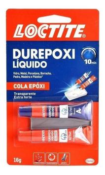 Cola Durepoxi Liquido 16g 10min Epóxi Transparente Extra - loctite ...