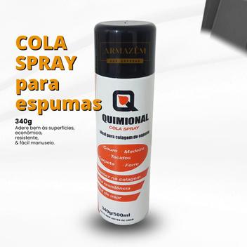 Cola em Spray p/ Placa Acústica 340g - Potente Absorção - Quimional ...