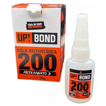 Cola Instantânea Adesiva Up Bond 200 A3 20g Seca Ultra Rápido - UpBOND ...