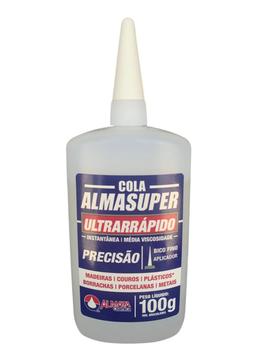 Cola Instantânea Almasuper Bico Fino 100g 24un - Almata Química - Cola ...