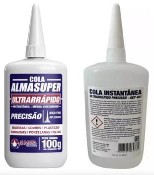 Cola instantânea ultrarrápida Almasuper 100g - Almata Química - Cola ...