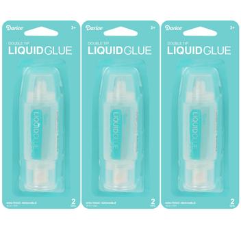 Cola líquida Darice, pacote com 3, 30 ml para montagem de fotos em ...