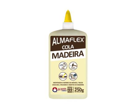Cola Madeira Almaflex 250G - ALMATA - Cola de Madeira - Magazine Luiza