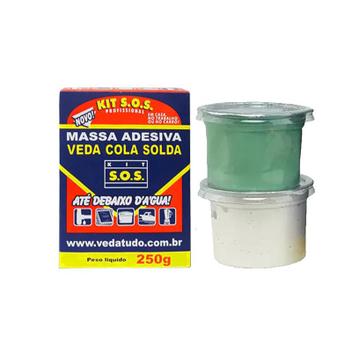 Cola Massa Cinza 250G Vedatudo Sos Epóxi - Massa Epóxi - Magazine Luiza