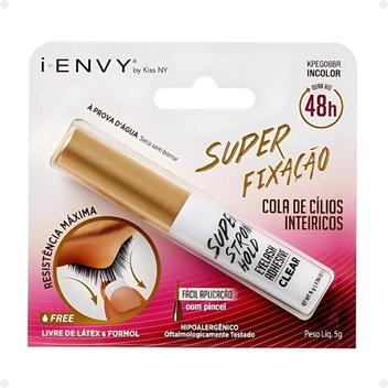 Cola Para Cilios Kiss New York 48h Super Fixação Incolor Kpeg06br ...