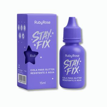 Cola Para Glitter Linha Stay Fix Ruby Rose - Cola Glitter - Magazine Luiza
