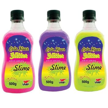 Cola para Slime Colorida com Glitter 500g VMP - Slime / Amoeba ...