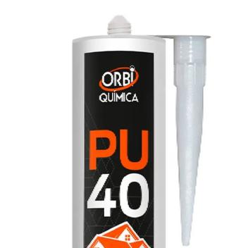 Cola Pu 40 Flex Silicone Selante Adesivo 380g Orbi Preto - Orbi Quimica ...