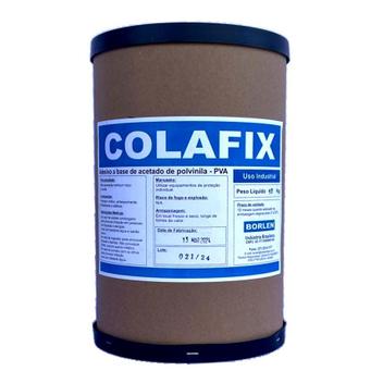 Cola PVA Branca Colafix 1102 Papel Papelão e Madeira 10Kg - Borlen ...