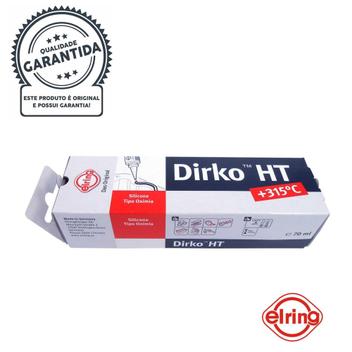 Cola Silicone Dirko Preto Alta Temperatura Elring (Especial para ...