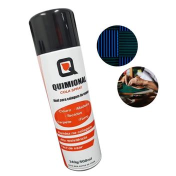 Cola Spray p/ Painel de Isolamento Acústico Rápida Fixação - Quimional ...