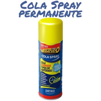 Cola Spray Permanente Dryko 400ml e 100ml - Cola Spray P/ madeira ...