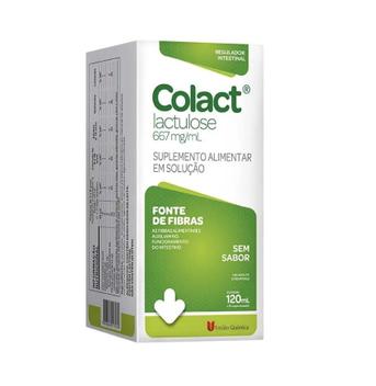 Colact 667mg liq s/sabor 120 ml - União Química - Regulador Intestinal ...