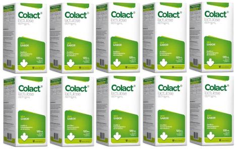 Colact Com 10 Caixas Sem Sabor 120ml Cada - UNIAO QUIMICA - Regulador ...
