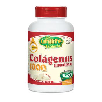 Colágeno 1000mg 120 Comprimidos - Unilife - Unilife Vitamins - Colágeno ...