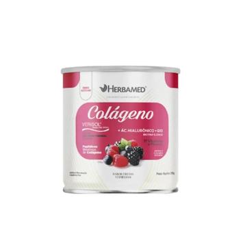 Colágeno Em Pó Herbamed Frutas Vermelhas 200g - Colágeno - Magazine Luiza