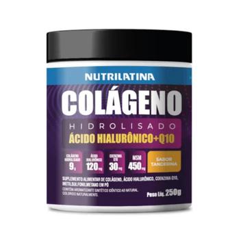 Colágeno Hidrolisado Nutrilatina Com Ácido Hialurônico e Q10 250g - Colágeno - Magazine Luiza