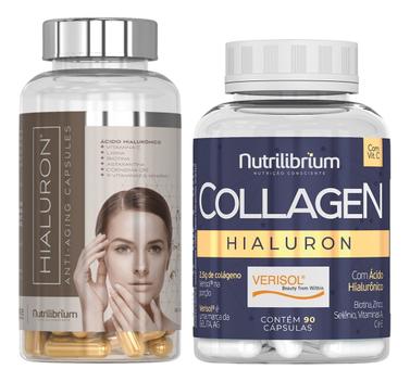 Colágeno Hidrolisado Verisol 90 Caps Ácido Hialurônico Hialuron ...