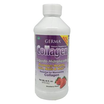 Colágeno Líquido Germa Anti-Envelhecimento - 473ml com Vitamina C ...