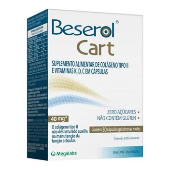 Colágeno Tipo 2 Vitaminas K D C Beserol Cart 30 Capsulas - Megalabs ...