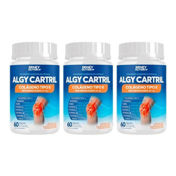 Colágeno Tipo II Não Hidrolisado + Vitaminas Algy Cartril 60 cápsulas ...