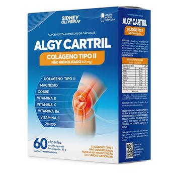 Colágeno tipo ii + vitaminas algy cartril 60 cápsulas sidney oliveira ...
