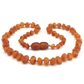 Colar de âmbar para adultos (45cm) - cognac - barroco bruto - MALILIS ...