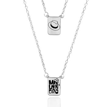 Colar Escapulário Malandro Aço Inox Proteção Espiritual - Escapulários ...