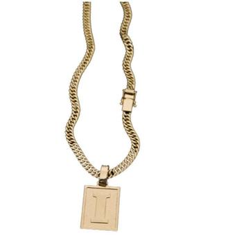 Colar Grumet Duplo Com Nomes De Iniciais I - A.R Variedades Mt - Colar ...