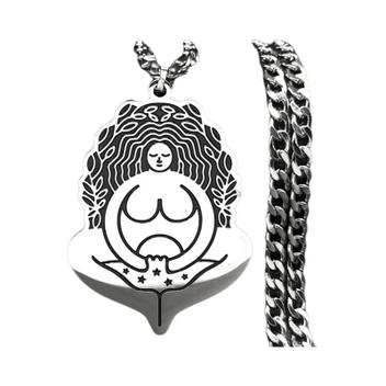 Colar Hecate - Deusa da Lua Tripla - Joias de Mitologia Grega com Nó de Bruxa - Fantasia ...