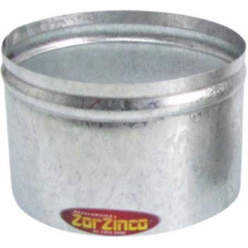 Colarinho em Aço Galvanizado 120mm ArteInoxx - ZORZINCO - Curva Chaminé ...