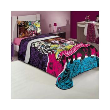Colcha de Matelassê Solteiro Lepper Monster - High Multi Colors - Cobre ...
