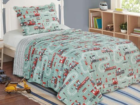 Colcha Evolution Patchwork Infantil Solteiro 160x230 MENINOS MENINAS - CAMESA - Colcha Infantil ...
