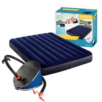 Colchão Casal Inflavel Intex Dura Beam Resistente Com Inflador Fole de ...
