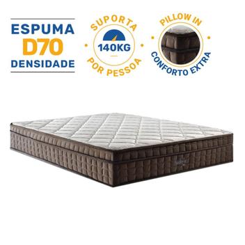 Colchão de Espuma D70 Pillow In Ultra Dream Anjos Casal 138cm - Anjos ...