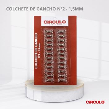 Colchete de Gancho nº 02 (1,5 mm) - Circulo - Colchete - Magazine Luiza