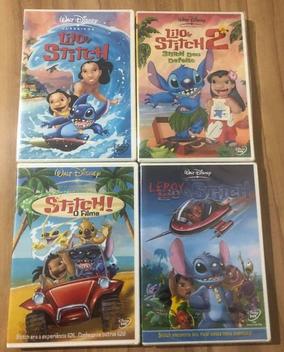 colecao lilo stitch 1 2 3 4 dvd original lacrado - disney - Filmes ...