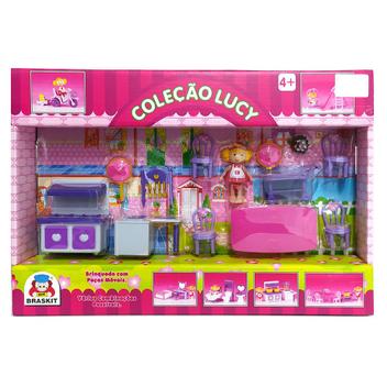 Coleção Lucy Kit Cozinha E Copa Braskit - Jogo de Chá Infantil ...