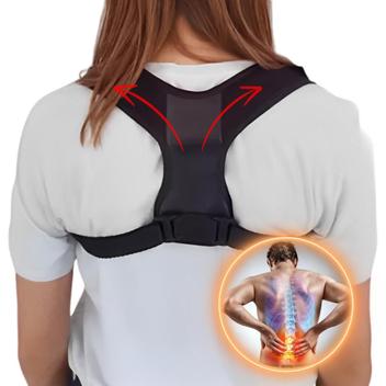 Colete Corretor Postural Compacto Feminino Masculino Unissex - Ideal ...