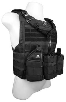 Colete Tático Modular nível 3a Ja3 +5 Acessórios Preto - J.A Rio ...
