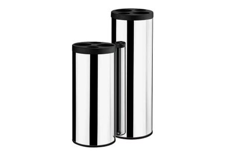Coletor de Copos Lixeira Preto 20 x 60 cm - Brinox - Coletor de Copo ...