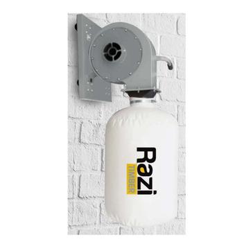 Coletor de pó de parede 56L 1 cv 1 entrada 19462 - RZ-CP1MB - Razi ...