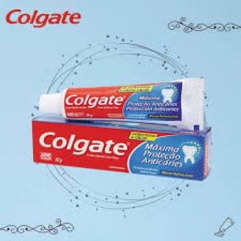 Colgate Máxima Proteção Anticáries c Flúor Refrescante com 50g - Creme ...
