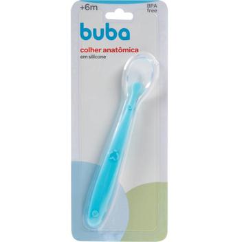 Colher anatomica em silicone azul buba - Colher - Magazine Luiza