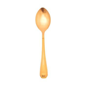 Colher Dourada de Chá Sobremesa Victoria Gold Inox Fratelli - Colher ...