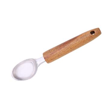 Colher sorvete inox com cabo madeira acácia - MIMO STYLE - Colher ...
