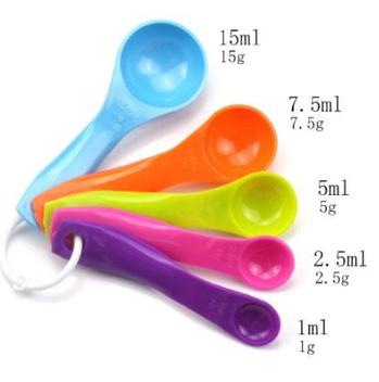 Colheres de Medida- Jogo c/ 5 medidas Color Chá de Panelas - MIXJAM ...